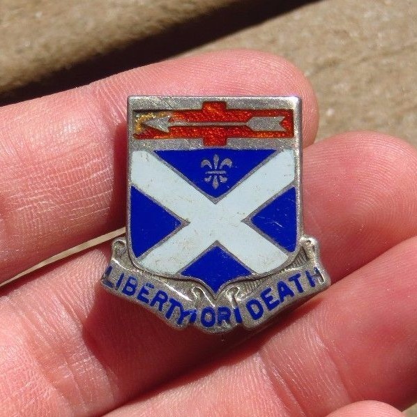 WW2 US Army 276th Engineer Regiment DUI DI Pin Crest Insignia Sterling ...