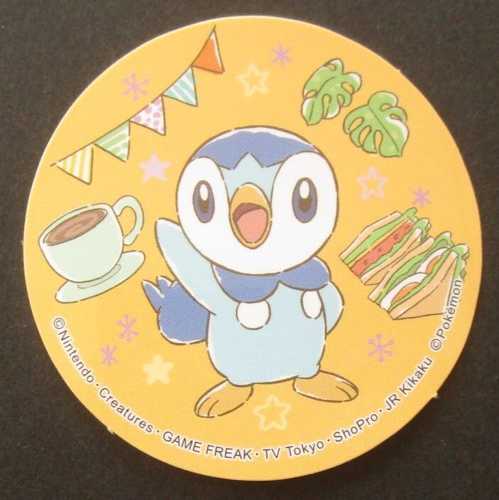 Piplup No.393 Pokemon Collection Seal Sticker Sapporo Ichiban Japanese ...
