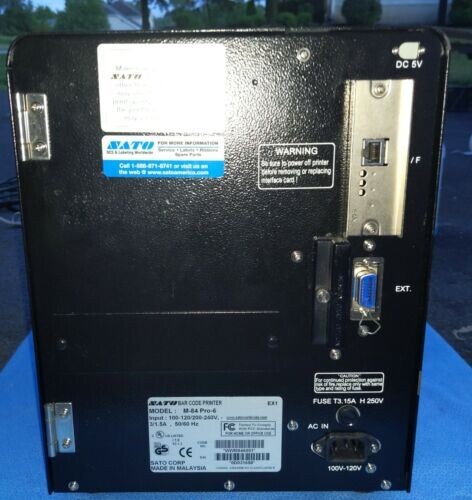 SATO, M84PRO, PRINTER, 4.1IN, 203DPI, 10IPS, USB INTERFACE, DT/TT | eBay