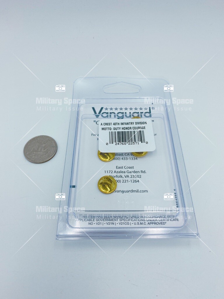 GENUINE U.S. ARMY CREST: 40TH INFANTRY DIVISION - DUTY HONOR COURAGE | eBay