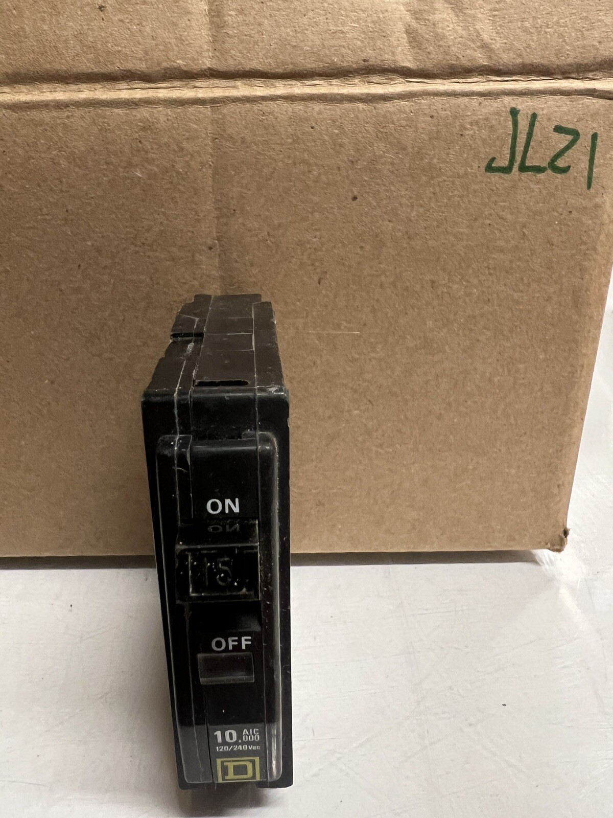 SQUARE D 15 AMP QO115 1 POLE 120/240V TYPE QO CIRCUIT BREAKER - GOOD ...