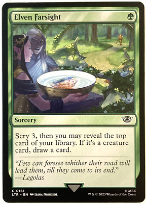 MTG Elven Farsight The Lord of the Rings: Tales of Middle-earth 0161 NM ...