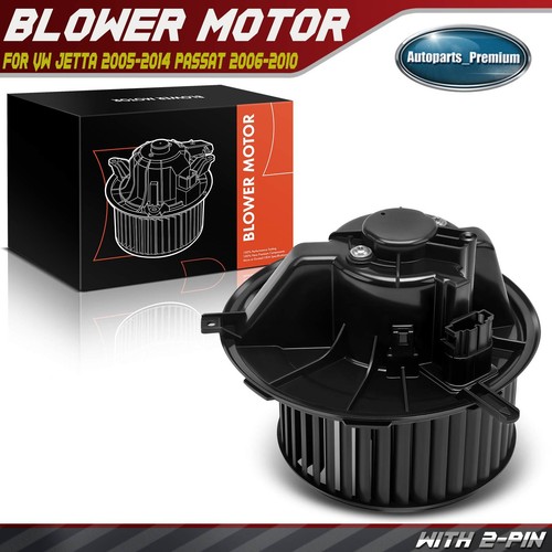 HVAC Blower Motor with Fan Cage for VW Jetta 05-18 Passat Rabbit Tiguan ...