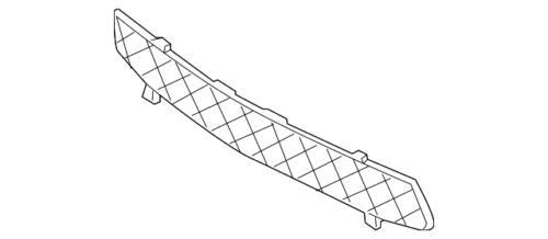 Genuine Mitsubishi Lower Grille 6400B397 | eBay