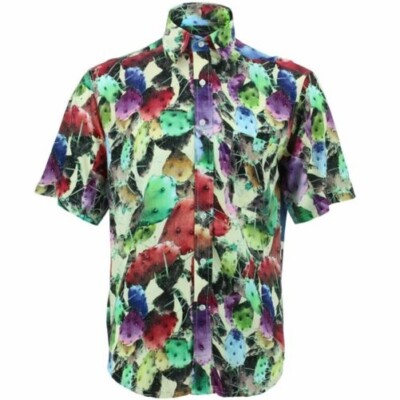 Mens Shirt Loud Originals REGULAR FIT Digital Retro Psychedelic Fancy ...