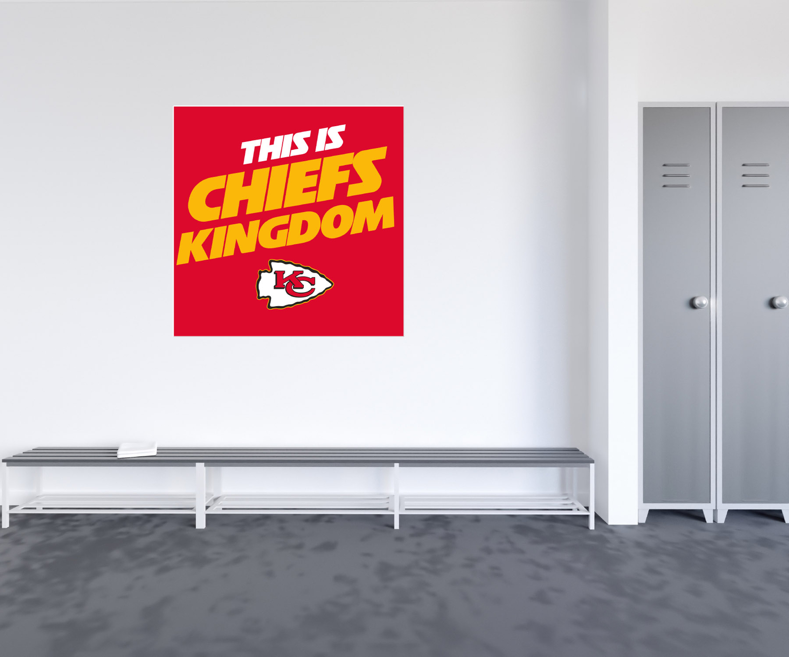 Kansas City Chiefs Slogan NFL Football Sport Sticker Wall Decor 22'' X ...