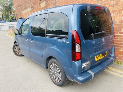 2017 PEUGEOT PARTNER Horizon rs Tepee 1.6 hdi euro 6 bhy blue wheel nut ...