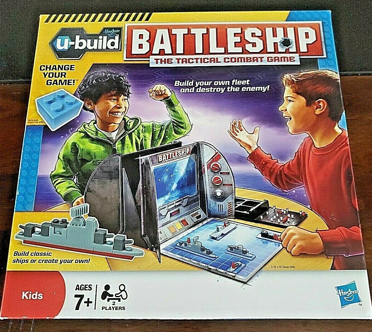 Kids U Build Battleship Game by Hasbro The Tactical Combat Game NEW ...