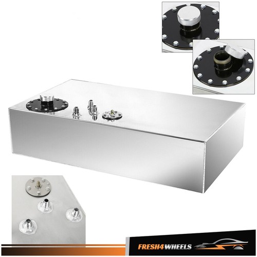 Level Sender Aluminum Race 17 Gallon 64L Street Rod Fuel Cell Gas Tank ...