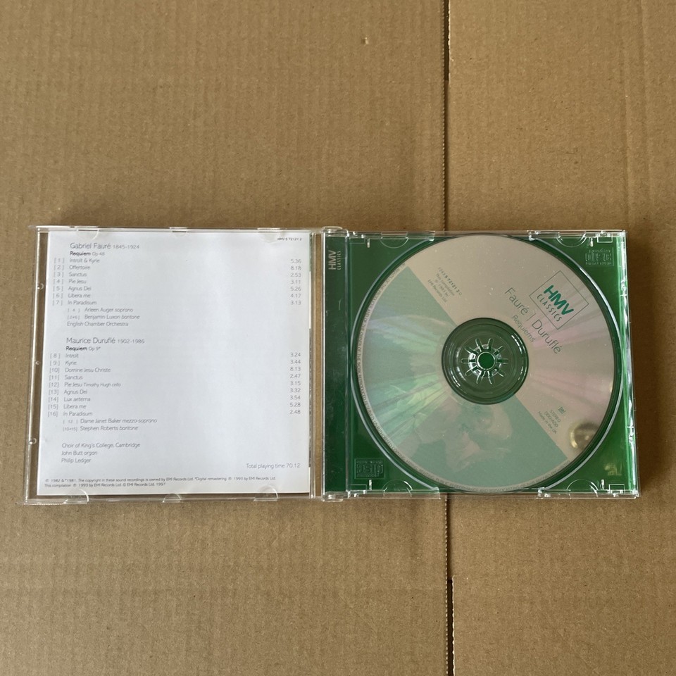 Fauré · Duruflé - Requiems / Choir of King's College, Cambridge ...