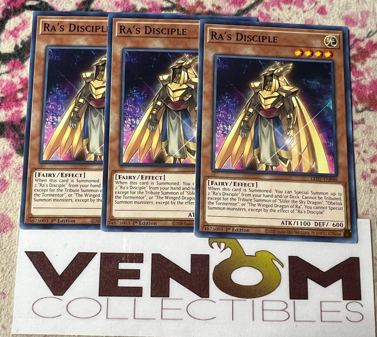3x (M/NM) - Ra's Disciple - LED7-EN046 - Common - 1st Edition YuGiOh | eBay