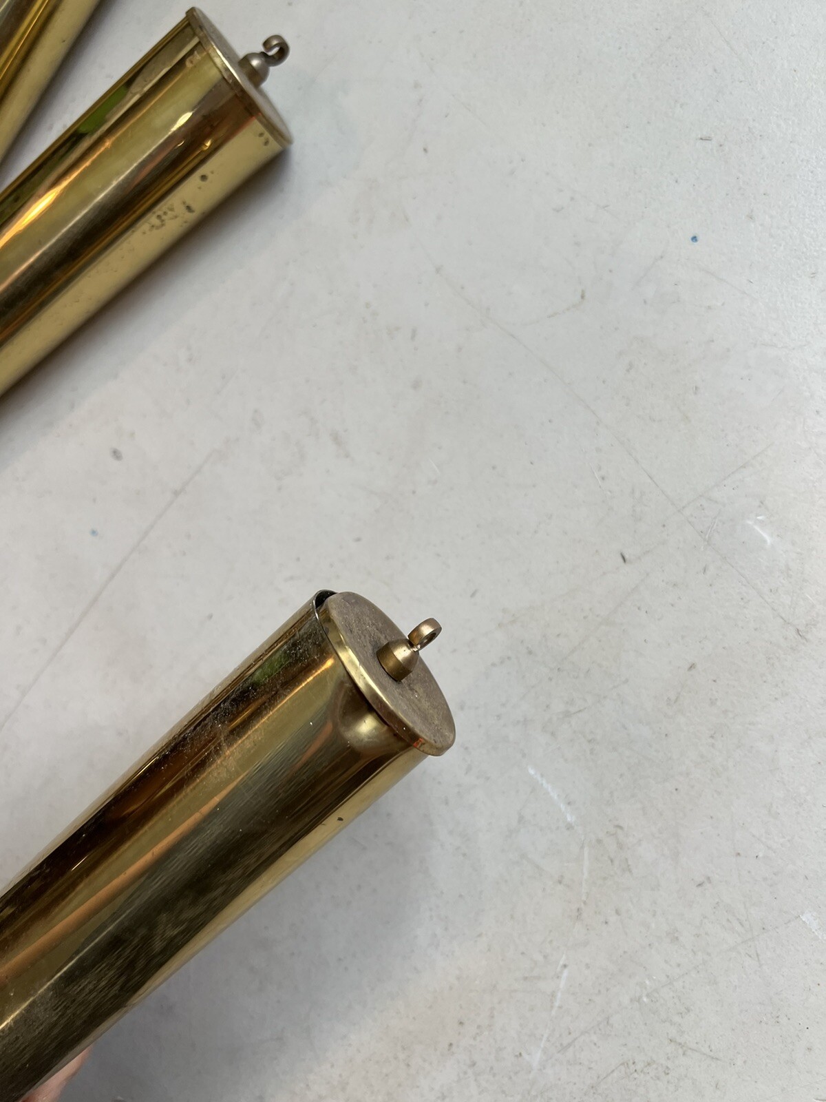 SET OF 3 VINTAGE/ANTIQUE GRANDFATHER CLOCK WEIGHTS SHELL | eBay