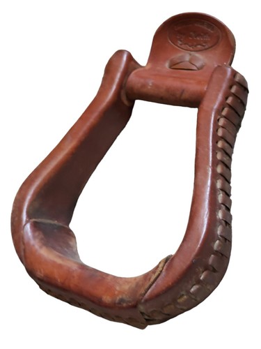 Single Stirrup VTG Western Leather Laced Western Horse Saddle Working ...