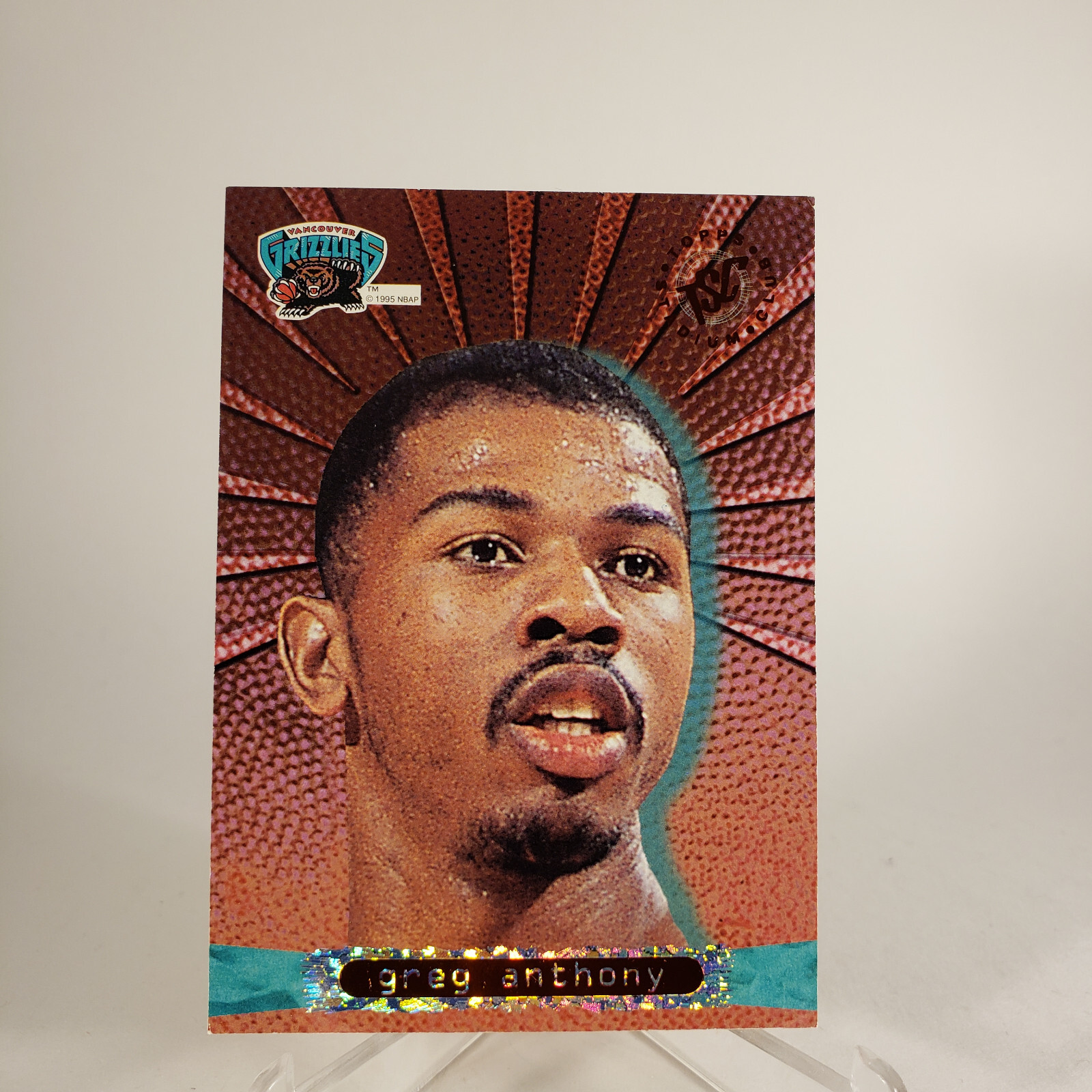 1995-96 Stadium Club Inaugural Year Greg Anthony #E133 Vancouver ...