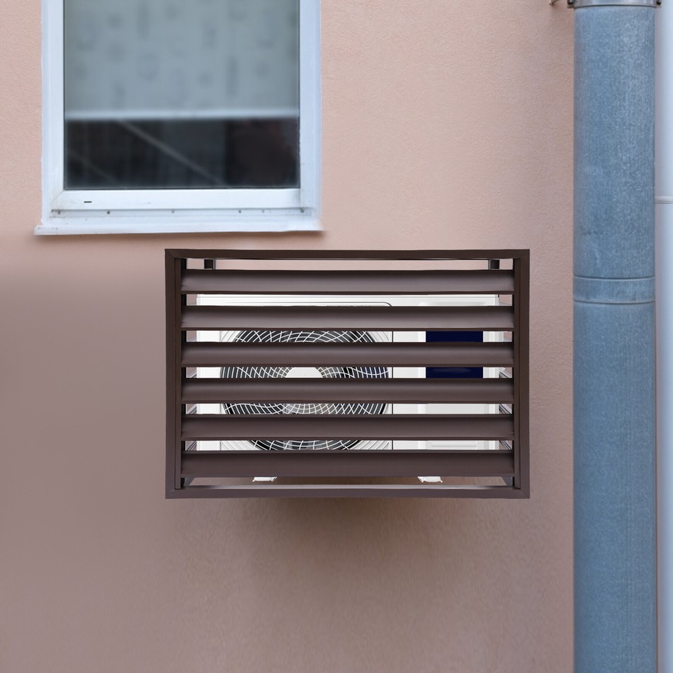 Air Conditioner Fence Aluminum Alloy Privacy Screens Fence Panels ...
