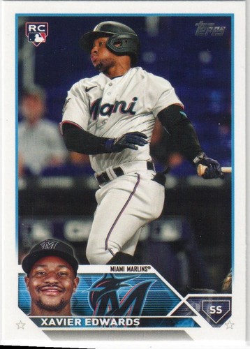 2023 TOPPS UPDATE XAVIER EDWARDS MIAMI MARLINS #US296 | eBay