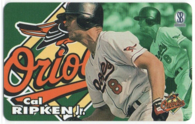 Cal Ripken Jr. 1997 Score Board Double Play Prepaid Phone Card PROMO ...