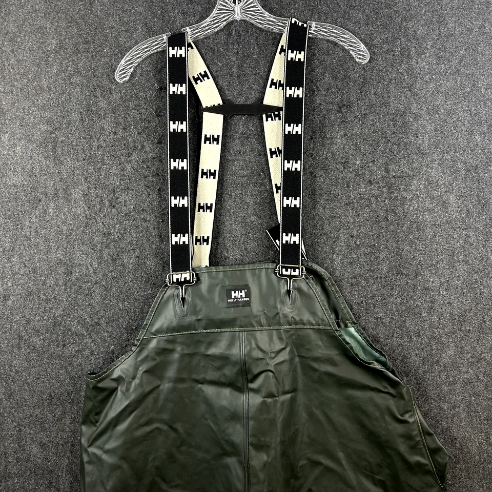 Helly Hansen Bib Waders Men's Large Green Waterproof Suspenders Fishing ...