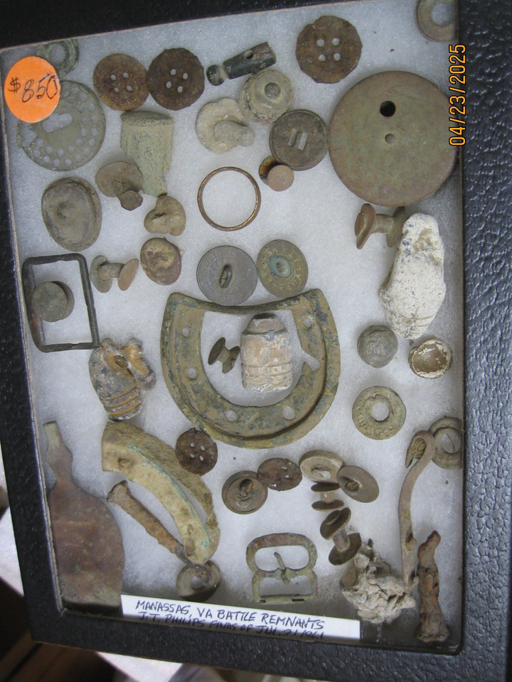 Civil War Relics Genuine Artifacts From Battle of Bull Run Rare 1961 ...