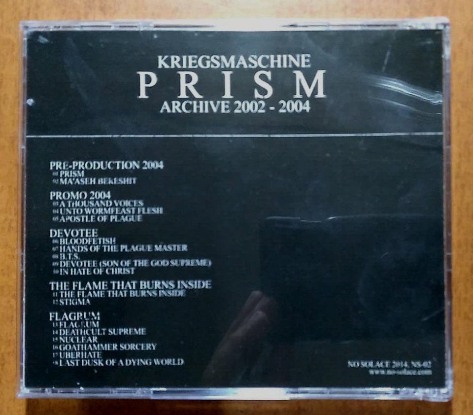 Kriegsmaschine - Prism: Archive 2002-2004 Poland Post Black / Dark ...