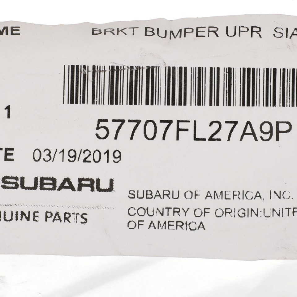 OEM NEW 17-23 Subaru Impreza Sport 2.0L Upper Bracket Bumper Cover ...