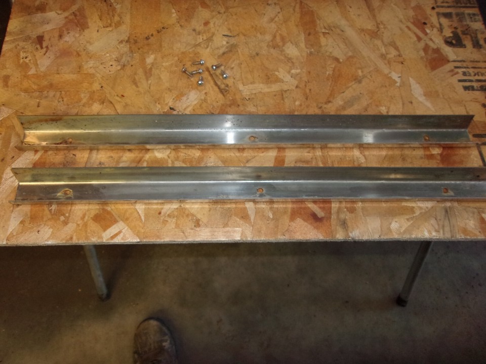 Jeep CJ7 8 YJ door rocker entry guards stainless steel | eBay