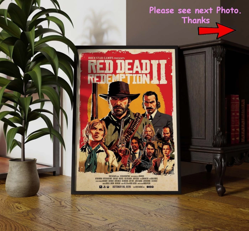 ~HOT!~ Red Dead Redemption 2 Poster, RDR 2 Poster, Video Game Poster ...