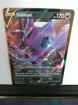 Sableye V - 120/202 - Ultra Rare Pokemon TCG Card | eBay