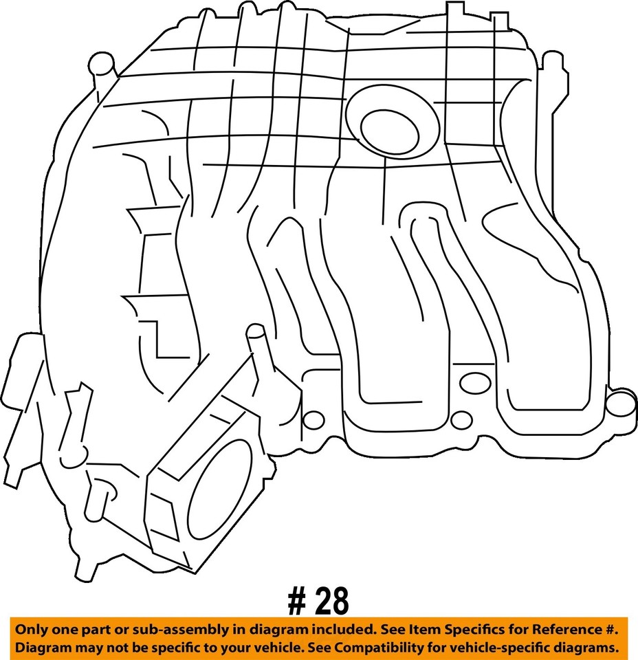 CHRYSLER OEM 14-22 Cherokee Engine Engine Parts-Intake Manifold ...