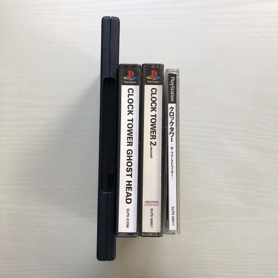CLOCK TOWER 1 2 3 & Ghost Head PS1 PS2 set of 4 games Playstation Japan ...