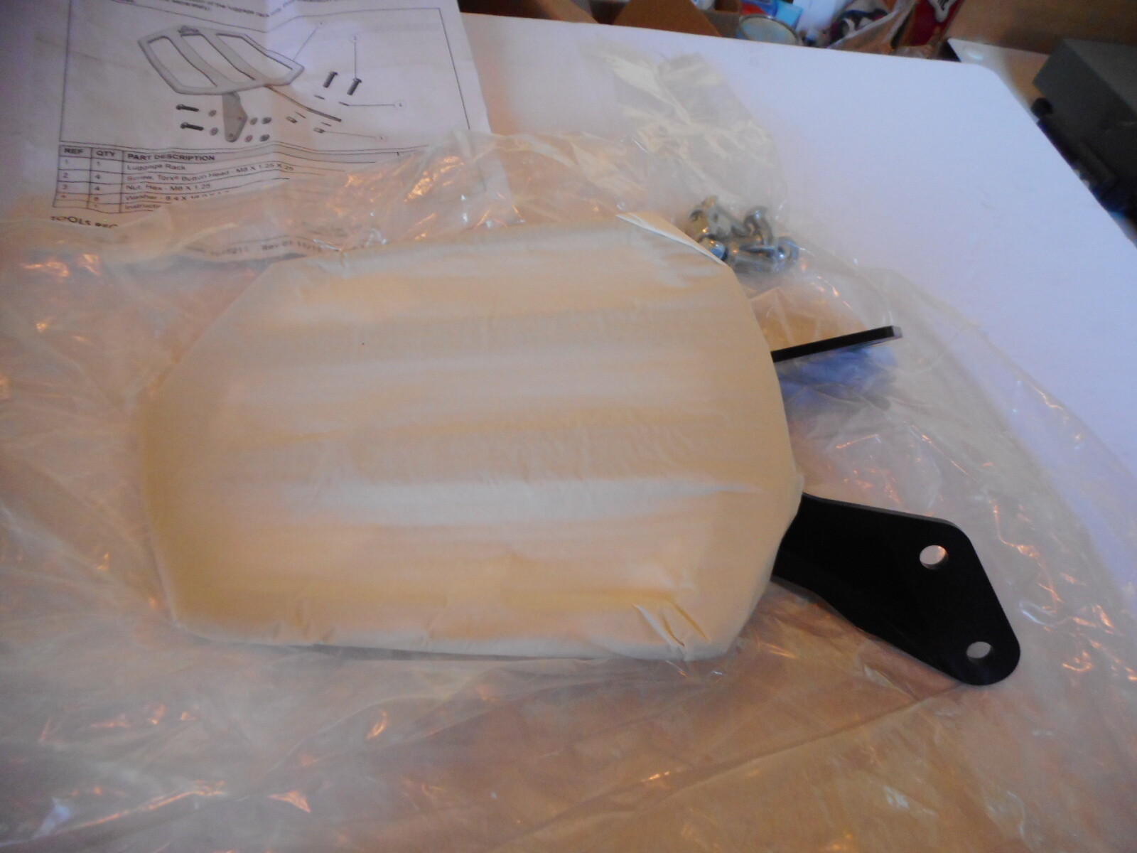 NOS Victory Octane Passenger Backrest Luggage Rack OEM 2880228-658 | eBay