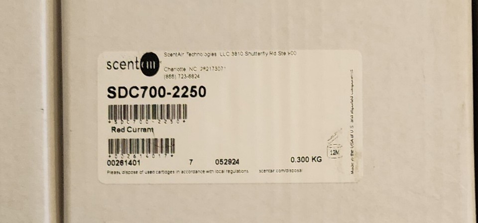 ScentAir Splash Oil Diffuser SDD700W BRAND NEW with 12 NEW Scent ...