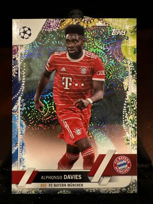 Alphonso Davies 2022-23 Topps UEFA Jade /75 | eBay
