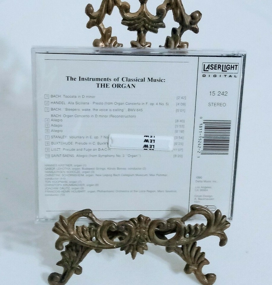 Instruments of Classical Music Organ Bach Liszt CD [NEW SEALED] | eBay