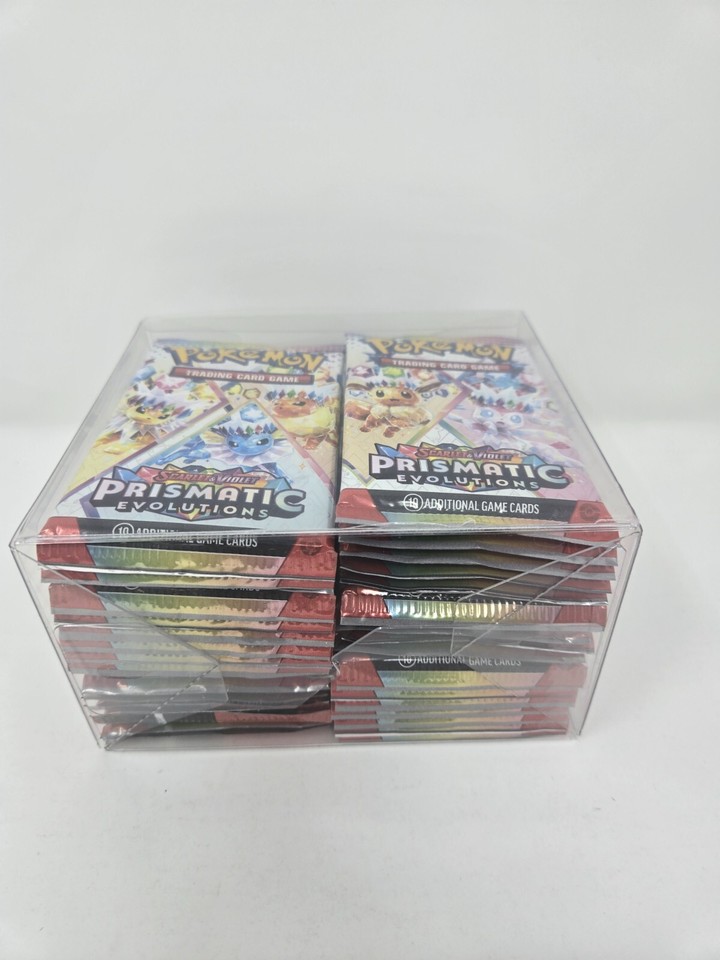36 Pokemon Prismatic Evolutions Booster Packs, loose from elite trainer ...