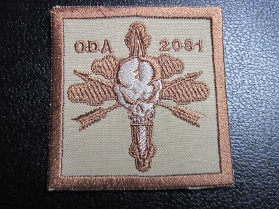 Special Forces Group Operational Detachment Alpha ODA-2081 Patch 5th ...