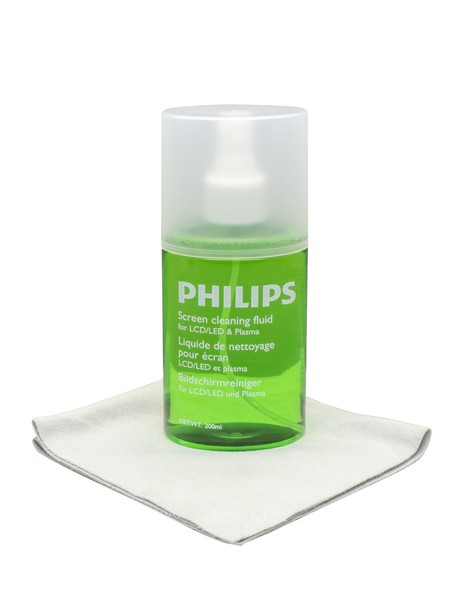 Philips Screen Cleaner 200ml and Microfibre Cloth - for sale online | eBay