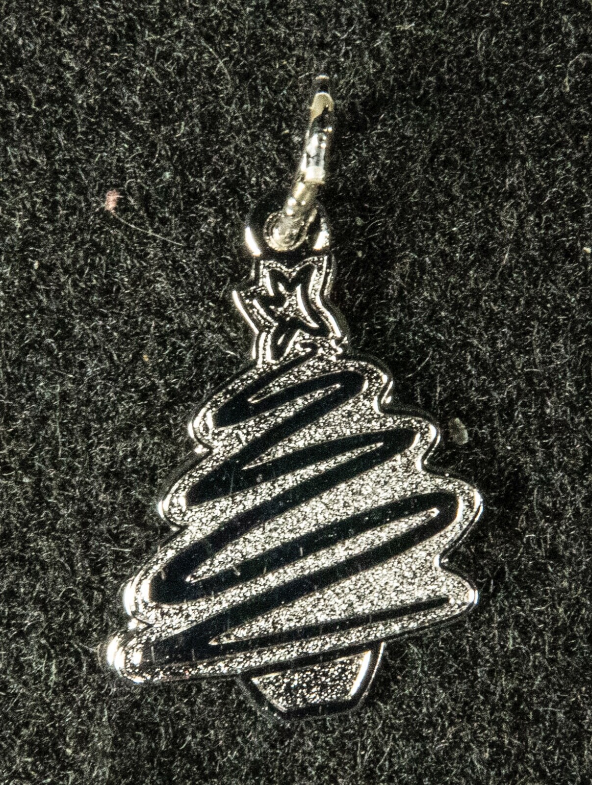 Sterling Silver Christmas Tree Charm Engraved "2006" … - Gem