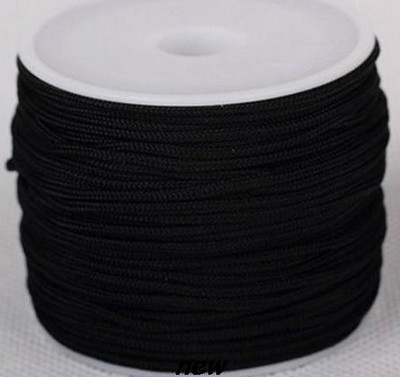 black 1.5mm160M/175yards/lot Chinese knot tread Shamballa cord String ...