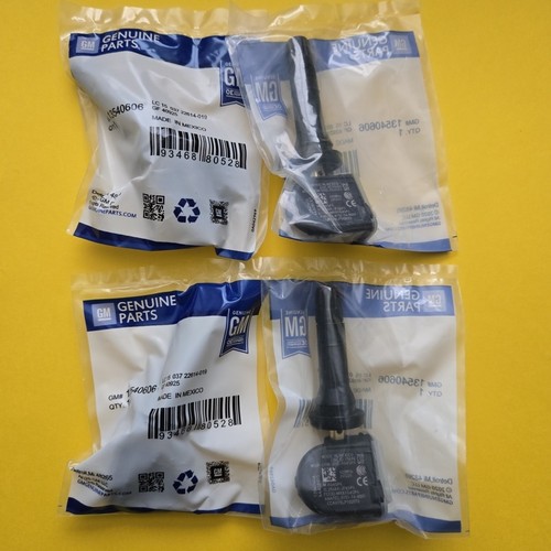 4pcs GM OE 13540606 TPMS Tire Pressure Sensors for Buick Cadillac ...