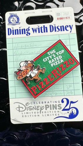 2025 Disney Parks Dining with Disney PizzeRizzo Hollywood Studios LE ...