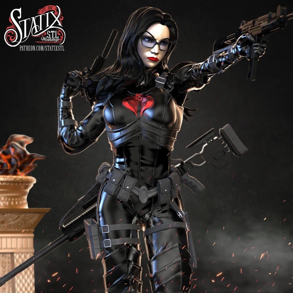 Baroness Resin Garage Kit | 1:6 Scale Femme Fatale | Unpainted Model ...