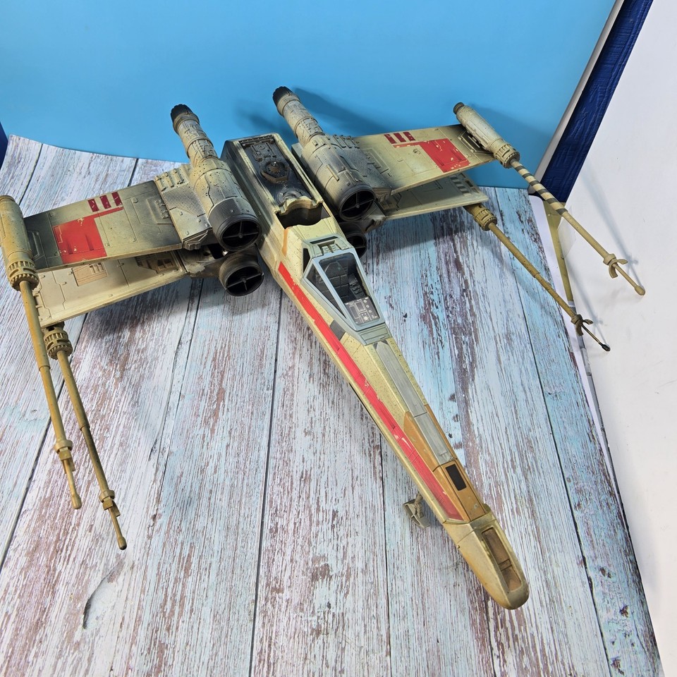 Star Wars 20" X-Wing Fighter Custom Painted RED 3 Biggs | eBay