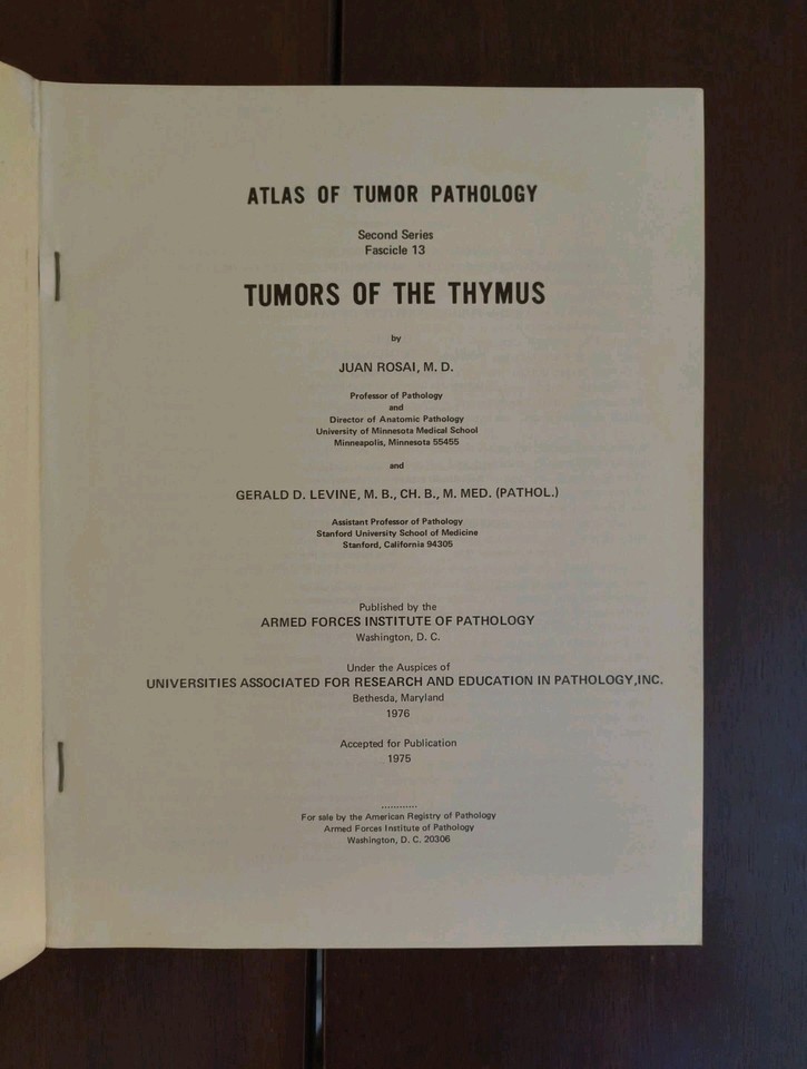 AFIP Atlas of Tumor Pathology : 2nd Series 1975-1978 -Fascicle 11 - 15 ...