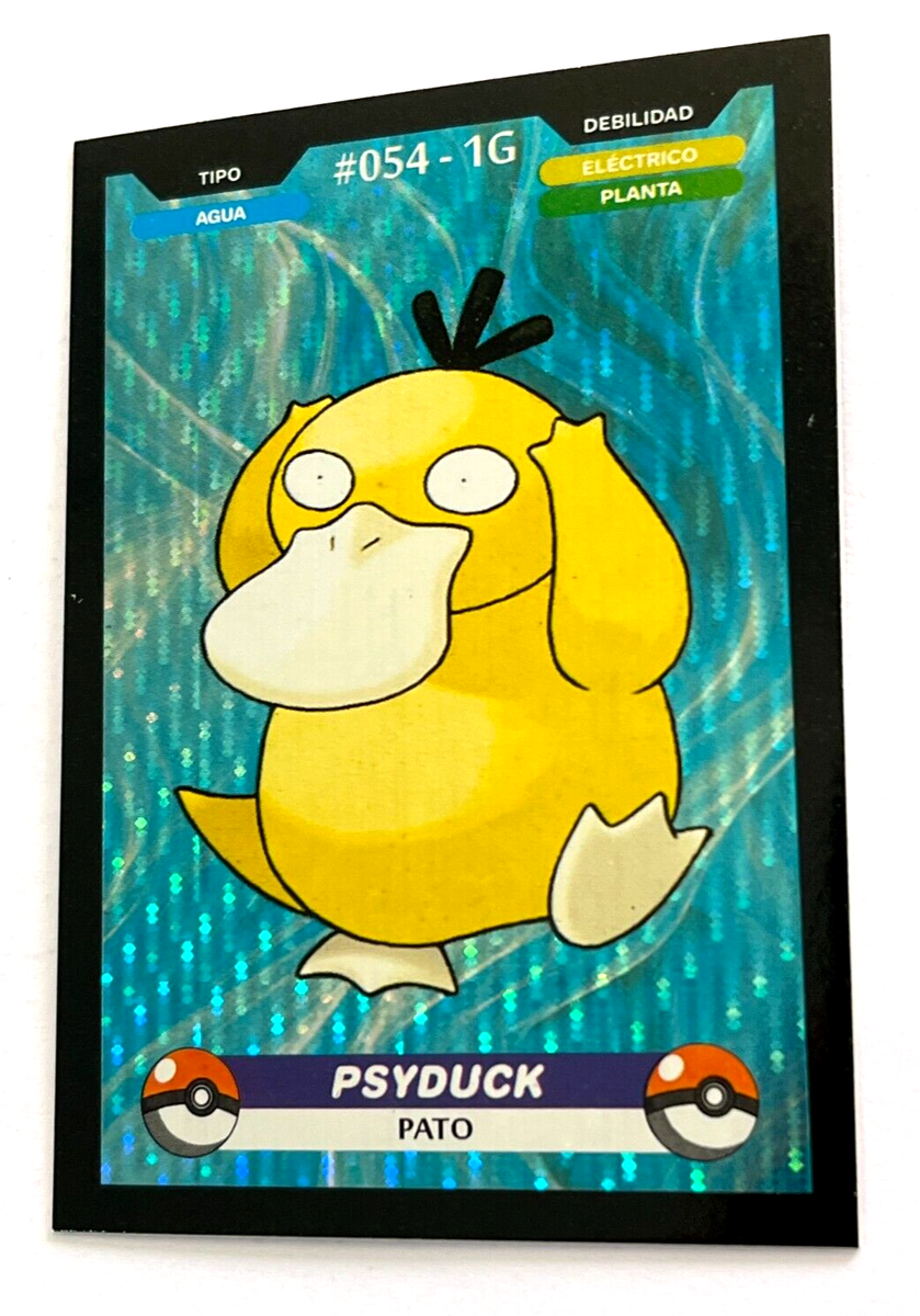 Carte Psyduck Pokemon Carte Slowpoke & Psyduck Cartes De Jeux