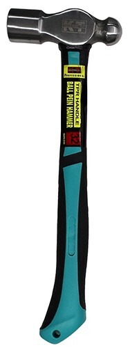 32 oz. Ball Pein Tapered Handle Hammer Fiberglass Handle, Forged ...
