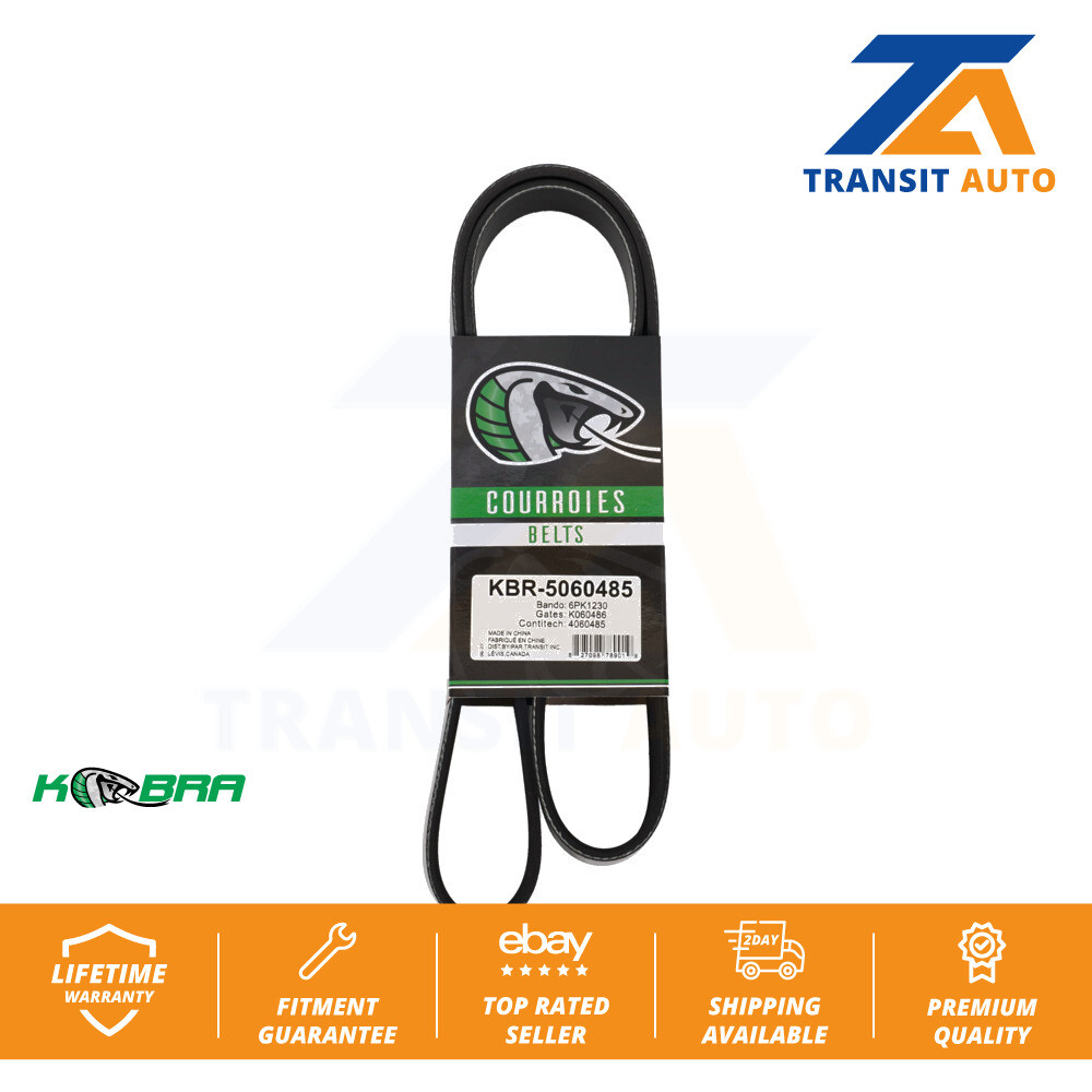 Fan To Air Conditioning Serpentine Belt For Freightliner FLD120 FLD132 ...