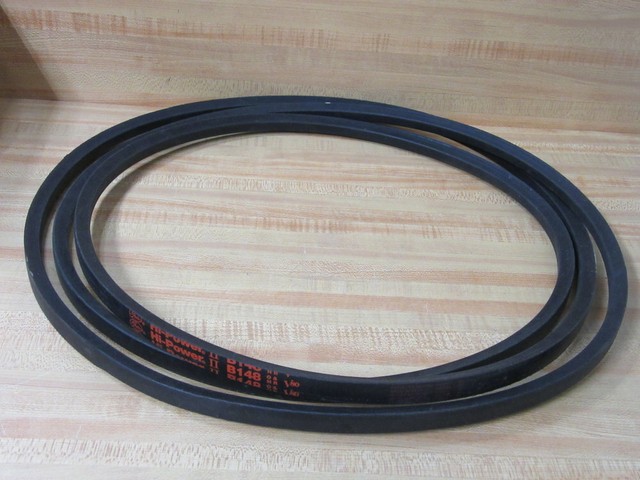 GATES B148 HI-POWER II V-BELT 21/32" TOP WIDTH 151" LENGTH 9003-2148 ...