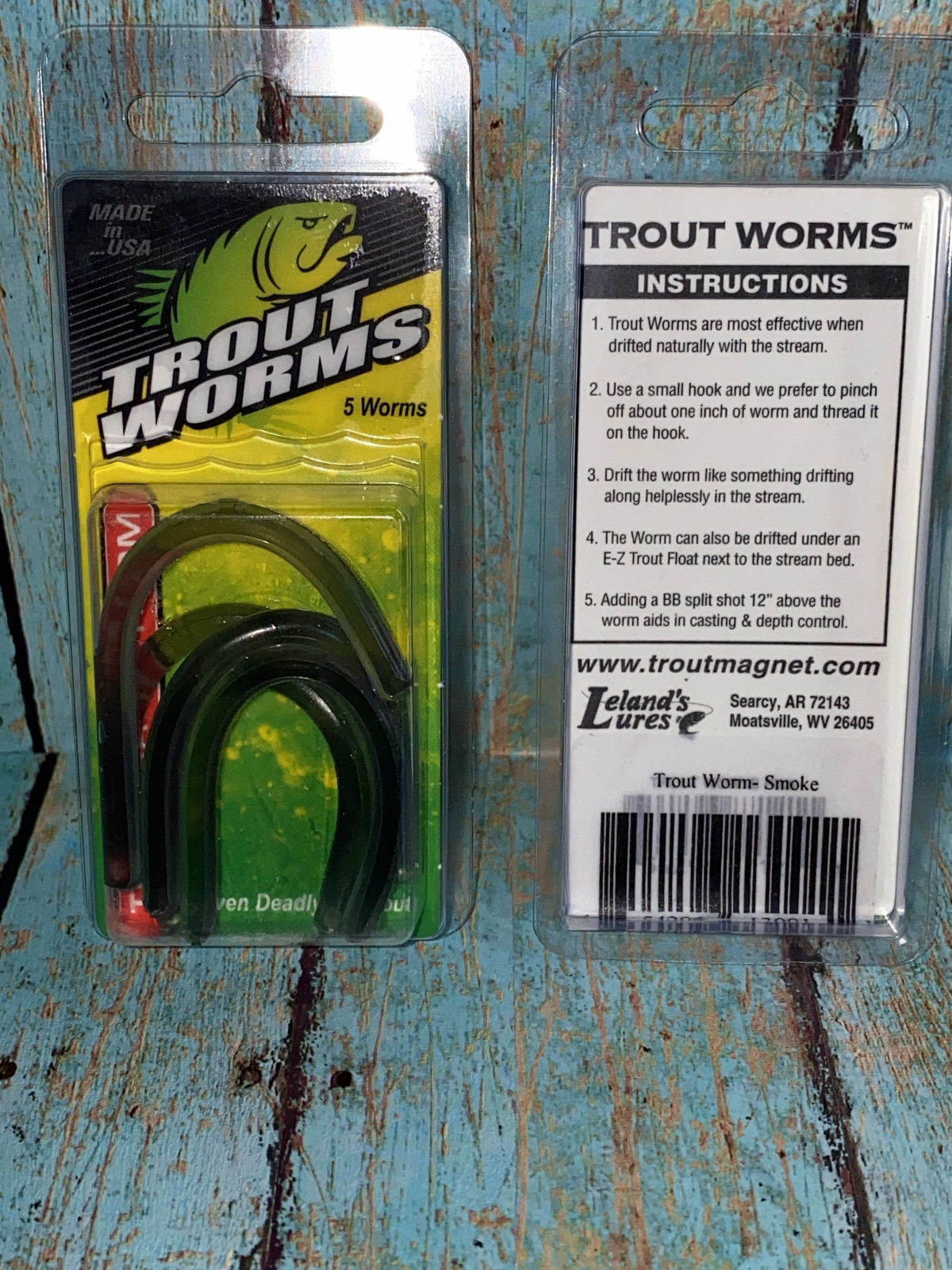 Trout Worms - “Smoke” | eBay