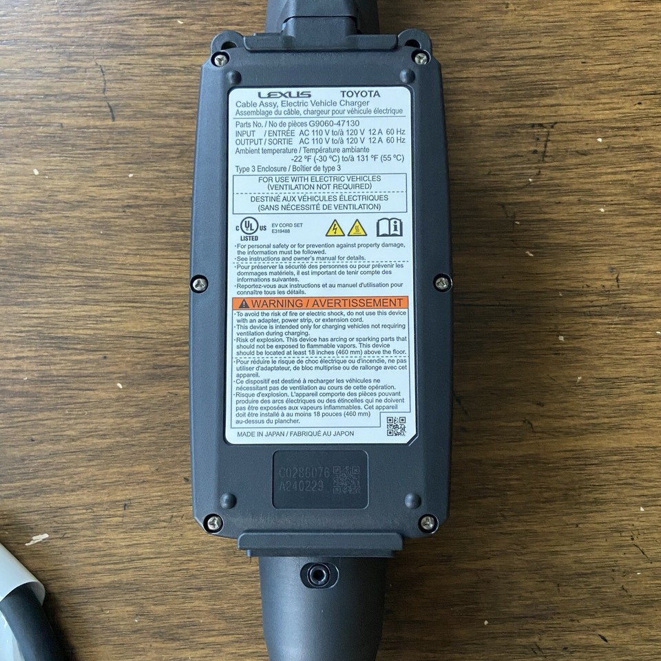 Lexus EV Charger RZ 450e RZ300e NX450h+ RX450h+ TX550h+ Plug in Hybrid ...